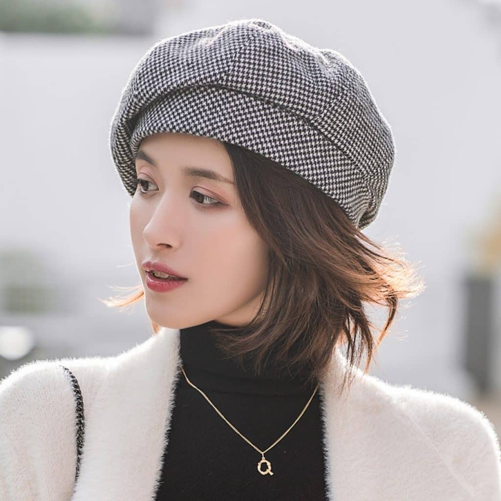 Plaid Beret Hat For Women | Inspiring Hats
