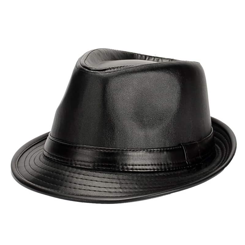 Leather Fedora Hat | Cool Hats For Men and Women | Cheap Dad Hats